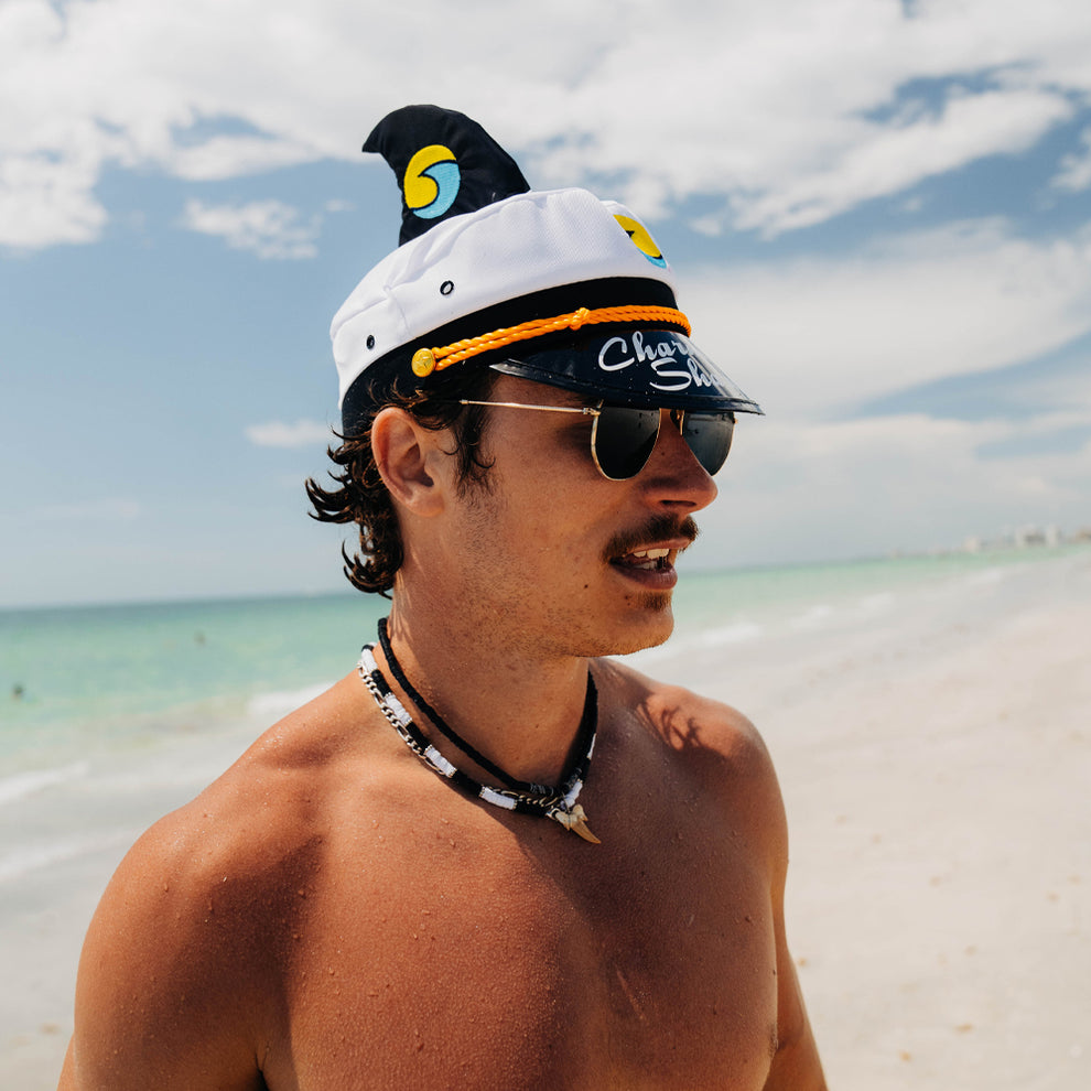 Shark Fin Captain's Hat – Charming Shark Retail